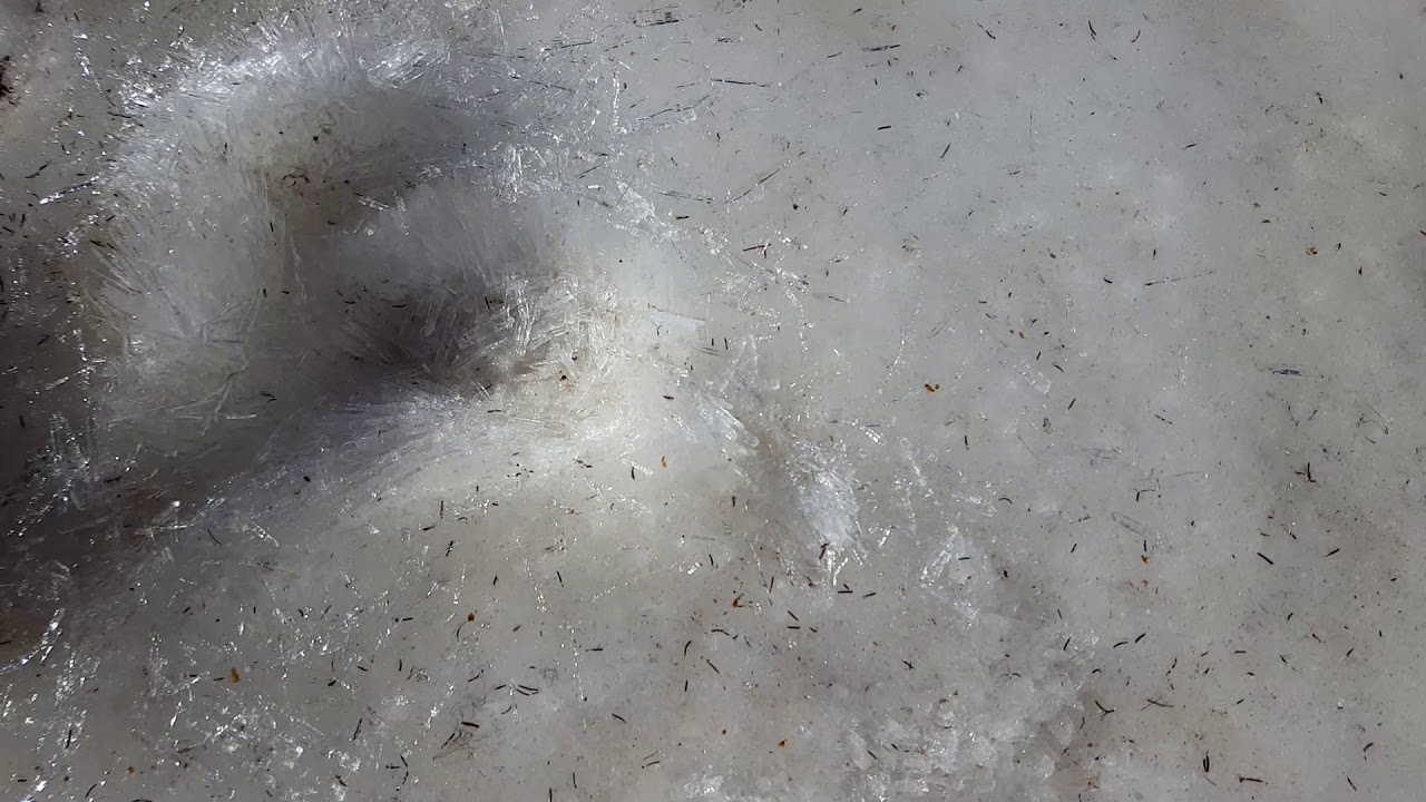 Alaskan rodden ice in the permafrost melt stream - YouTube