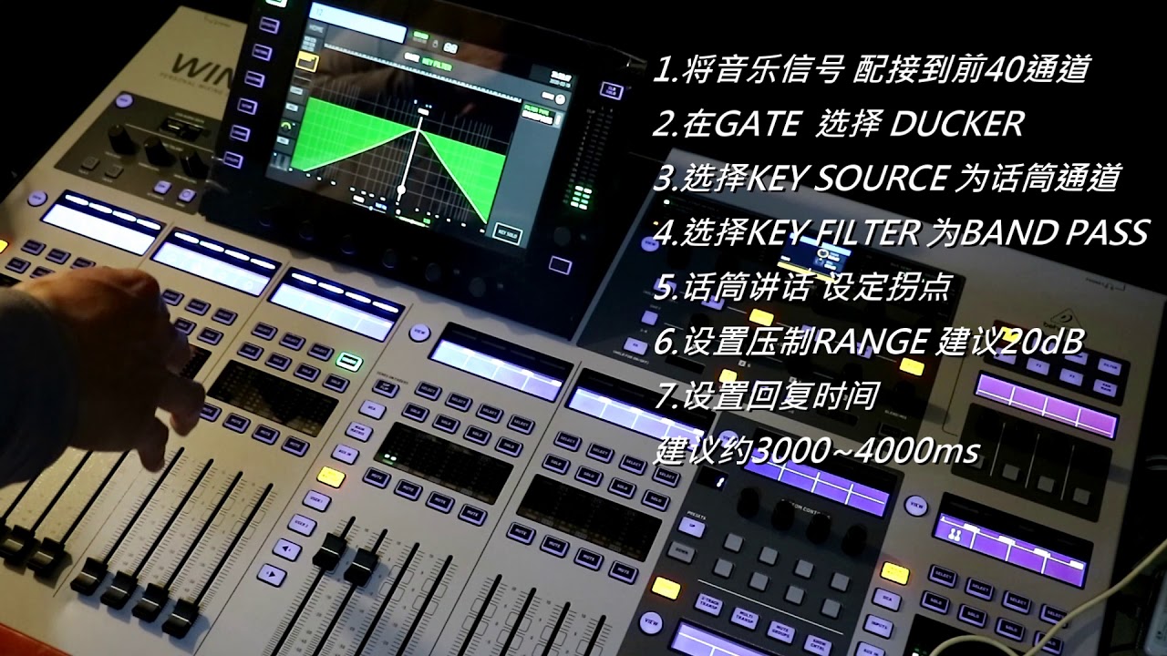 DUCKER @ WING BEHRINGER DIGITAL CONSOLE - YouTube