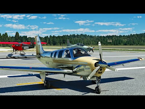 G36 Beechcraft Bonanza. (KSJC-KHAF) California Coast. - YouTube