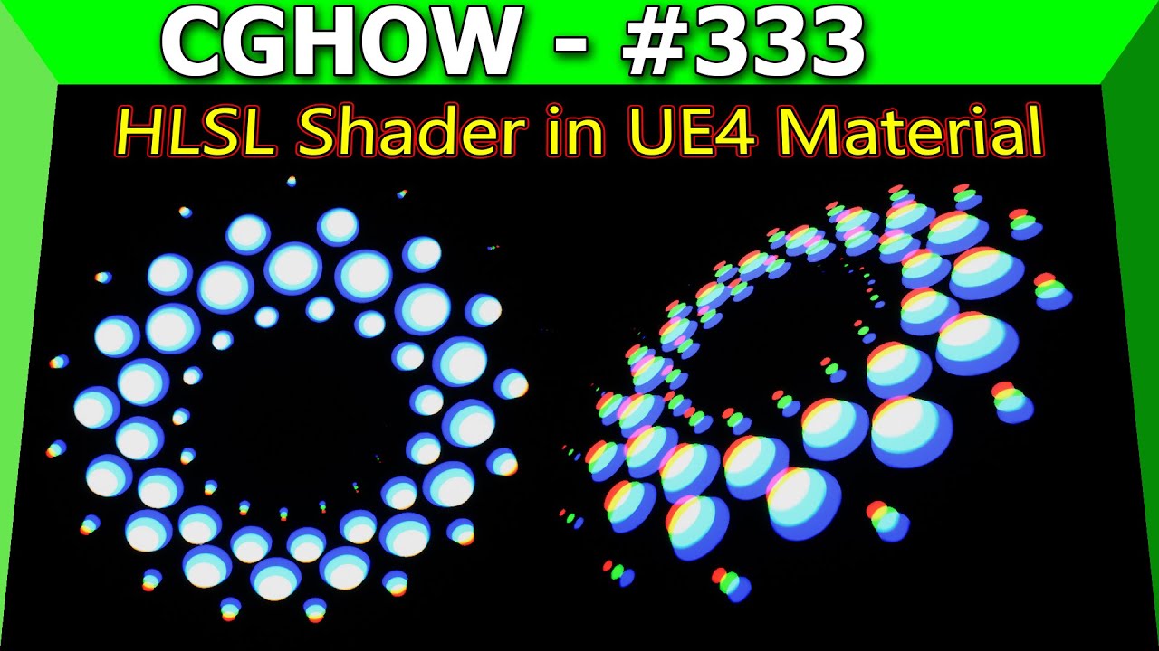 Hlsl Shader In Ue4 Material Custom Node Download Project Files Youtube