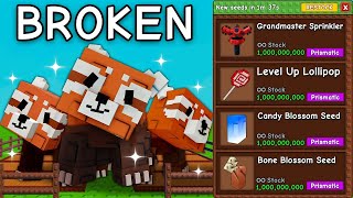 Using a Red Panda Army for OVERPOWERED Stock in Grow A Garden