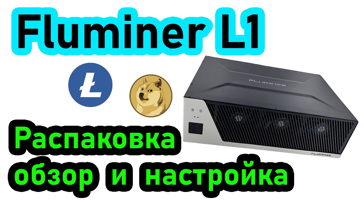 Новый домашний асик Fluminer L1. Распаковка, обзор и настройка - YouTube