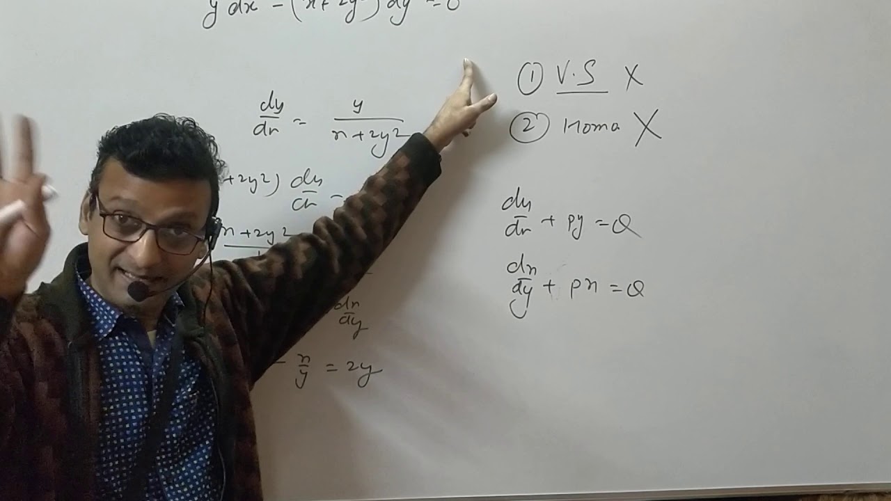 Differential Equation Part 4 In Hindi By Somesh Jain YouTube