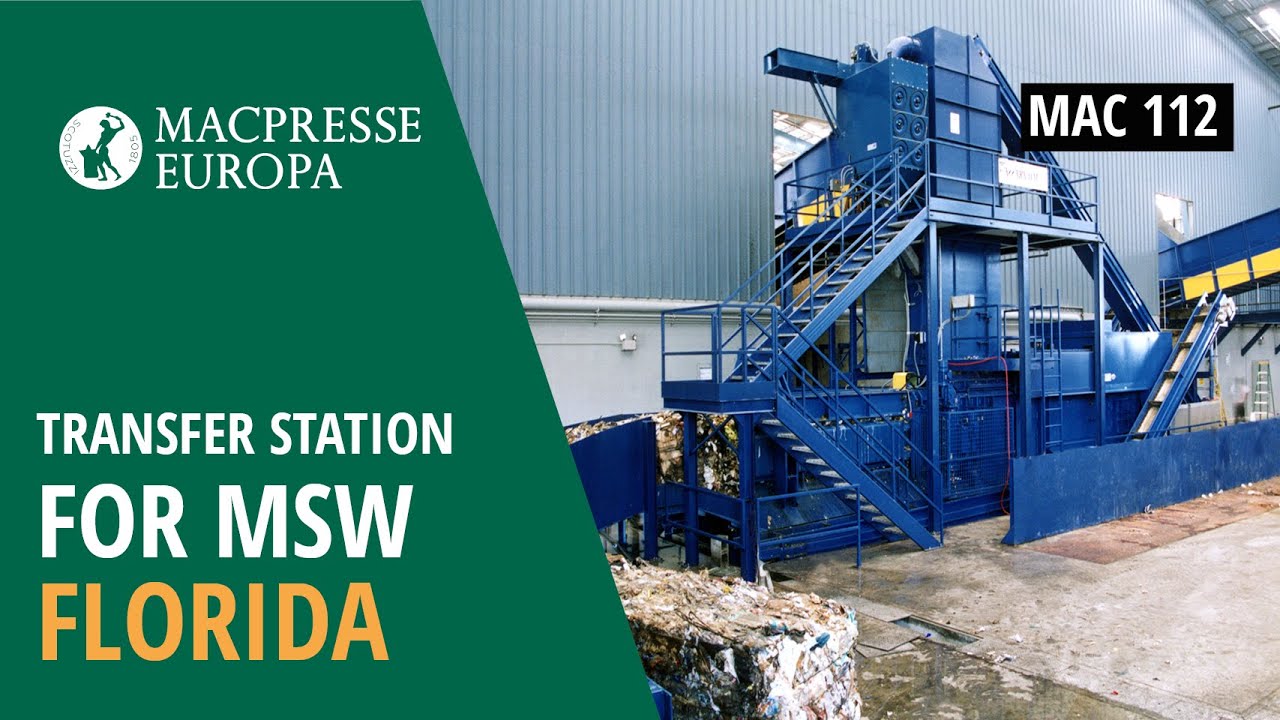 Municipal Solid Waste Baling and wrapping of MSW in St. Lucie, Florida ...