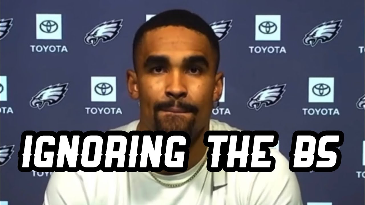 GOOFY reporter asked Jalen Hurts to compare NFL playoffs to High School ...