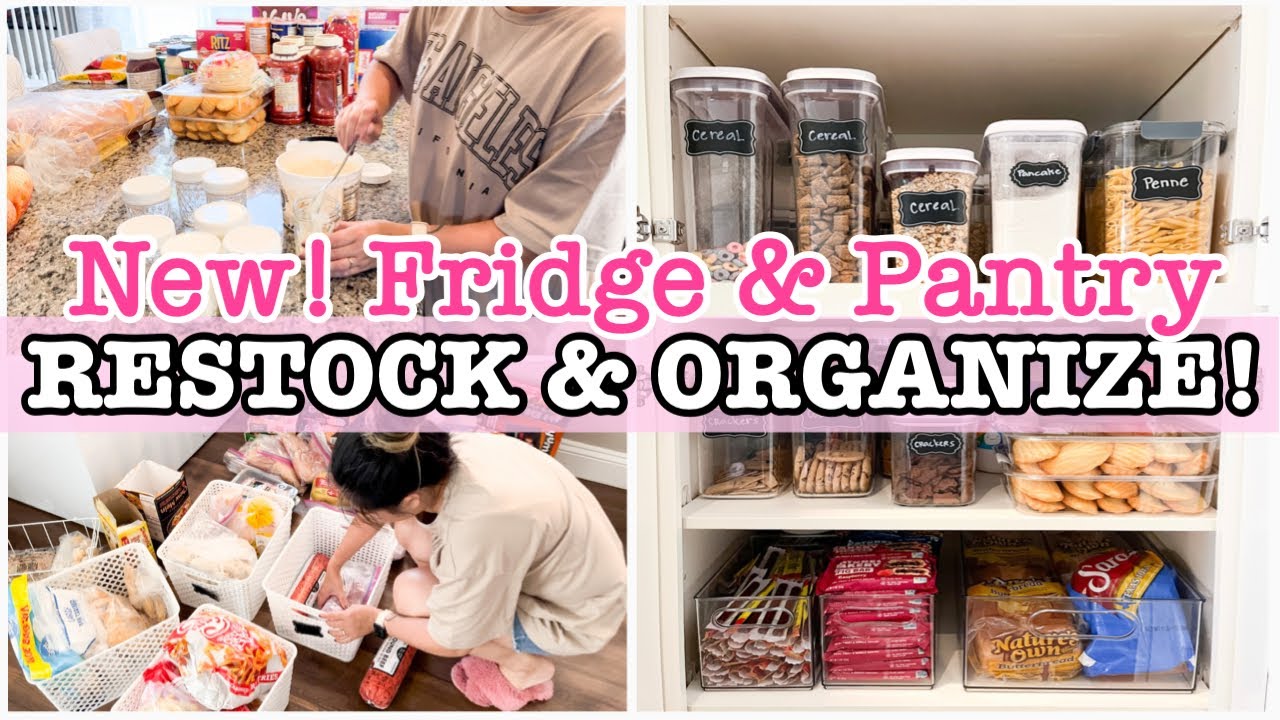 *NEW* GROCERY HAUL + FRIDGE RESTOCK + FREEZER ORGANIZATION | KITCHEN ...