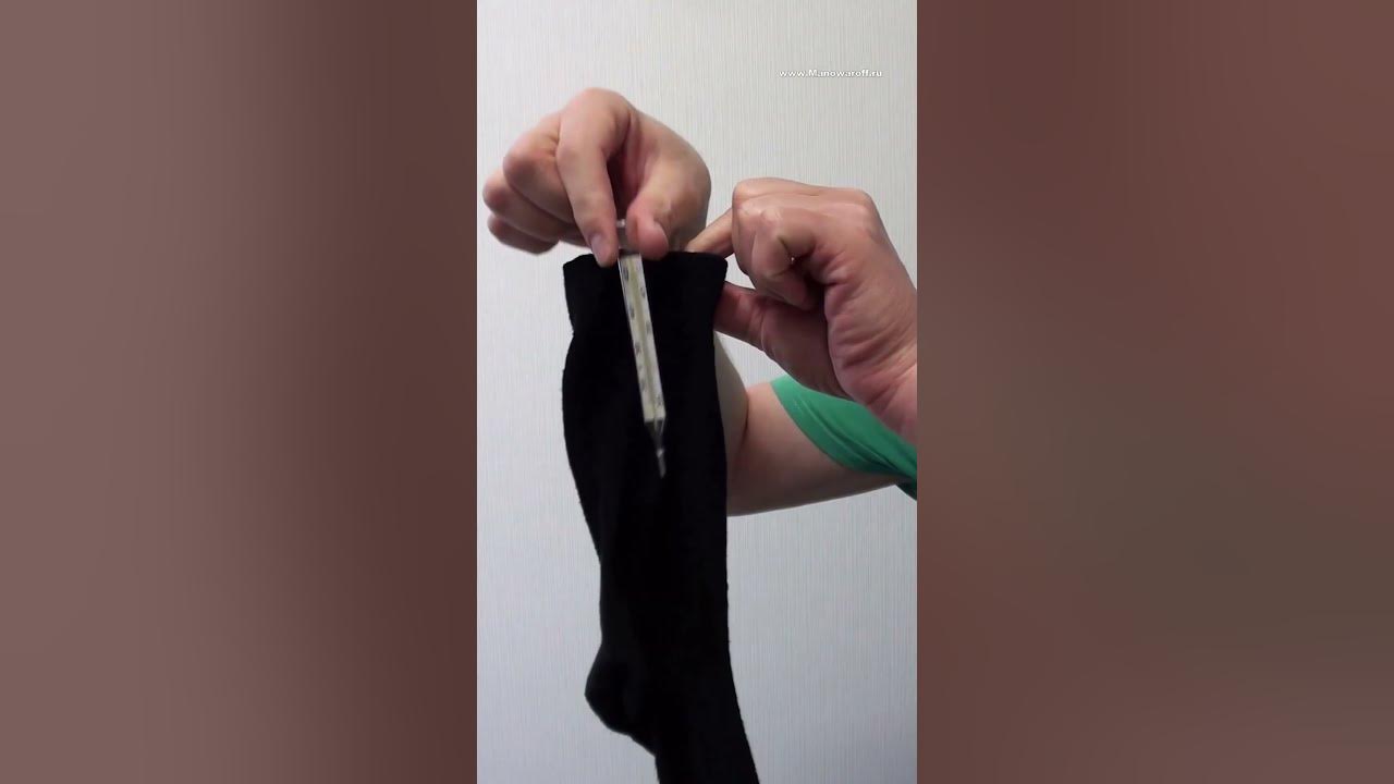 Как стряхнуть ртутный градусник - YouTube