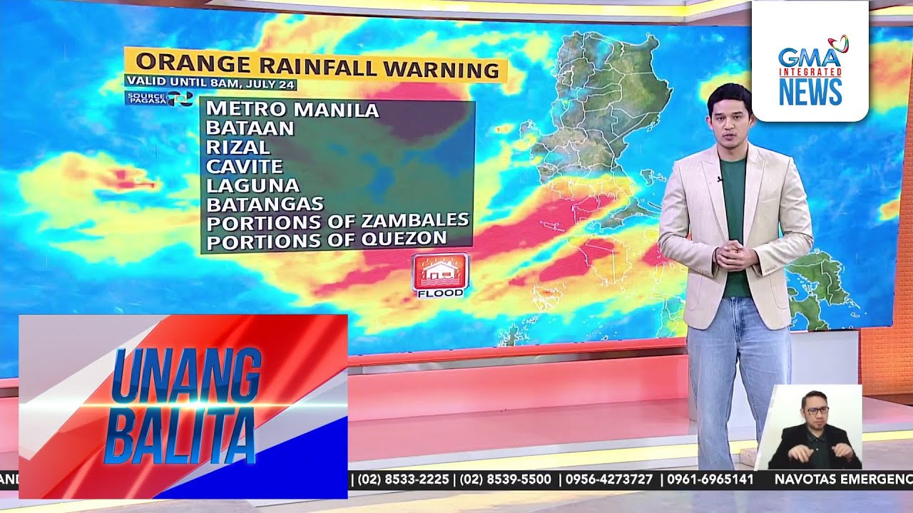 Heavy rainfall warning, nakataas sa ilang lugar sa Luzon - Weather ...