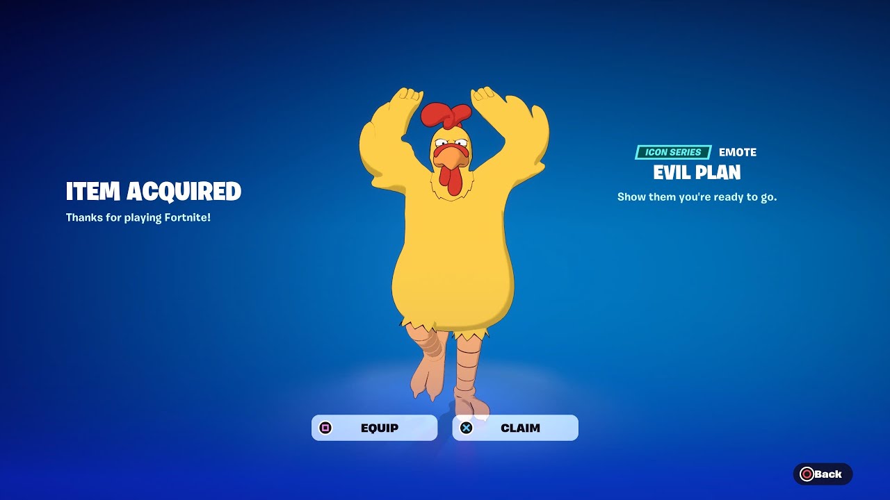 Buying the Evil Plan emote in Fortnite - YouTube