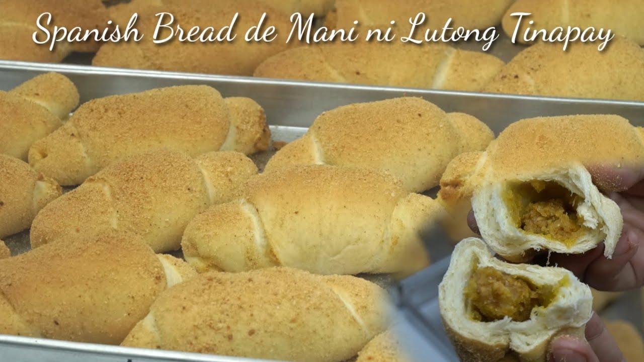 SPANISH BREAD DE MANI NI LUTONG TINAPAY - YouTube