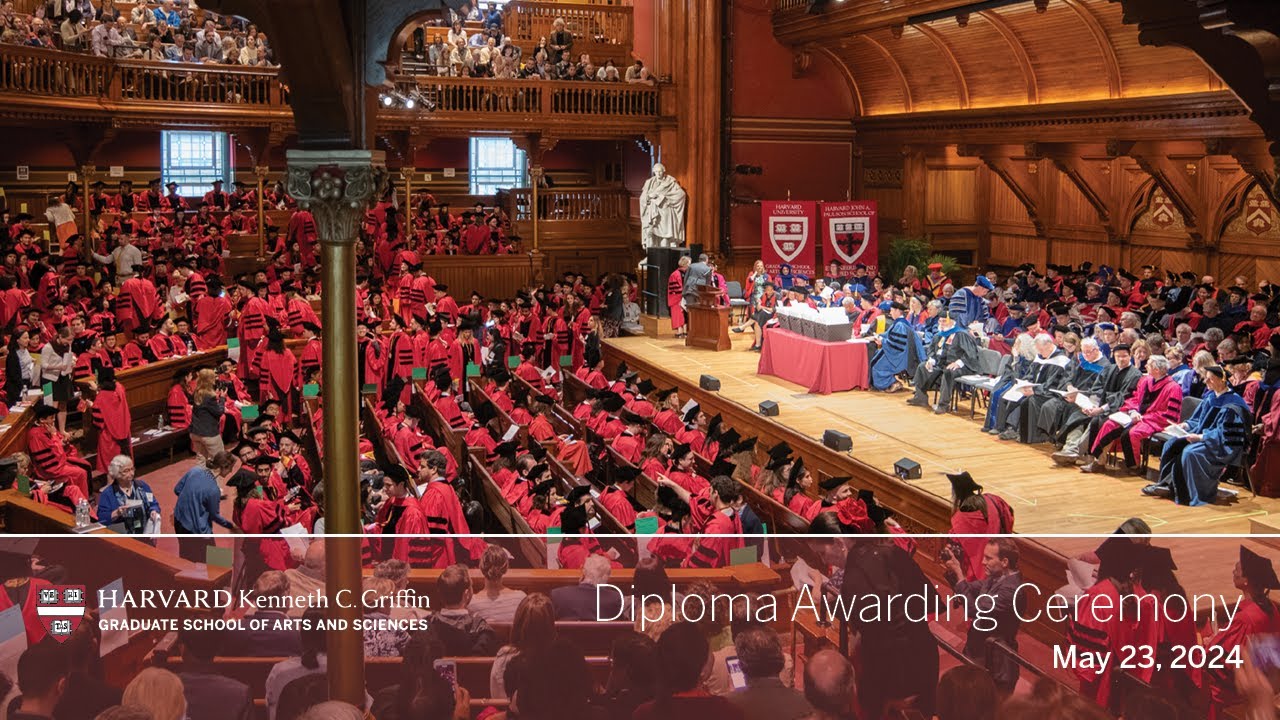 2024 Harvard Griffin GSAS Diploma Awarding Ceremony in Sanders Theatre ...