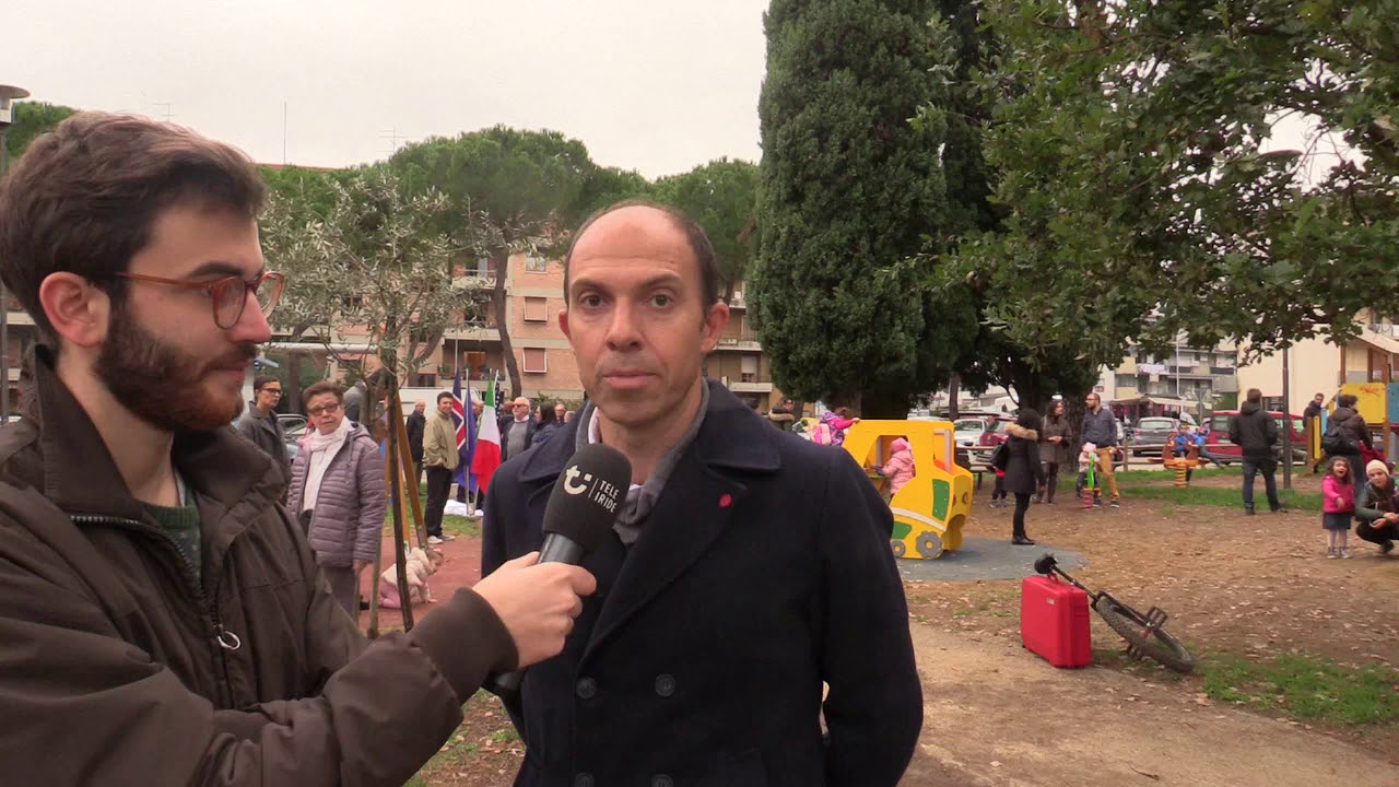 Intervista Lorenzo Pini - Inaugurazione Parco le Montagnole - YouTube