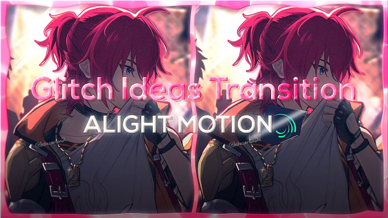 CREATIVE GLITCH TRANSITION (+Tutorial) | ALIGHT MOTION - YouTube