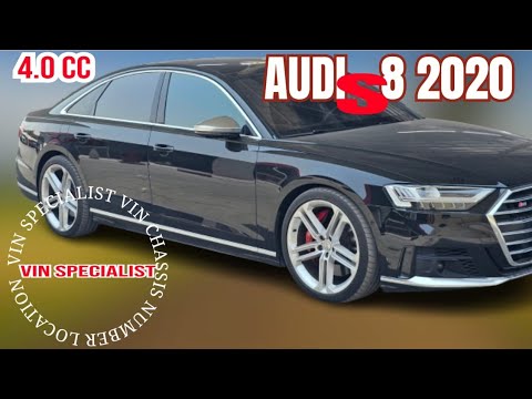 Where is located Audi s8 2020 chassis vin number #viral - YouTube