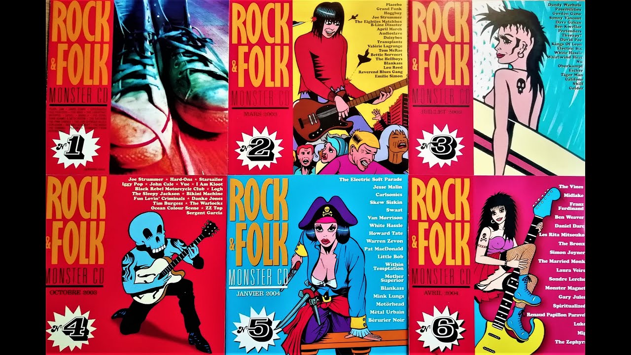 Rétrospective des MONSTER CD du magazine ROCK'n FOLK entre 2003 et 2015 ...