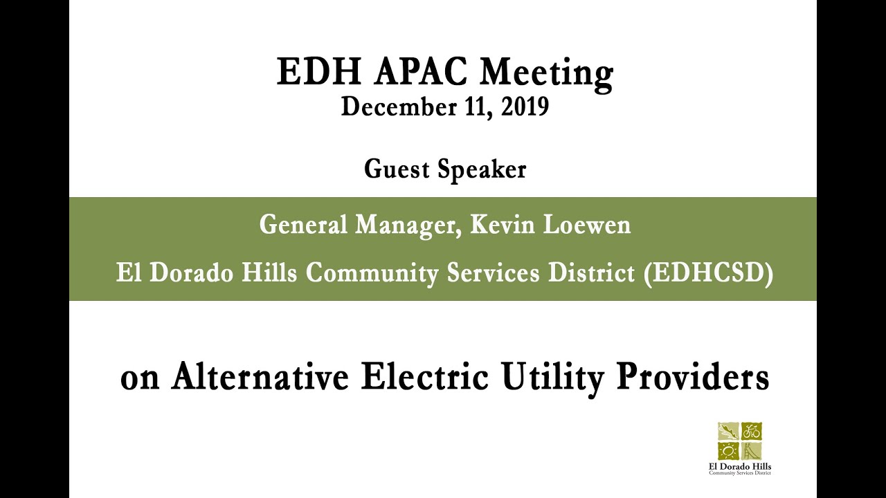 Guest Speaker, Kevin Loewen on Exploring Alternative Electric Utility ...