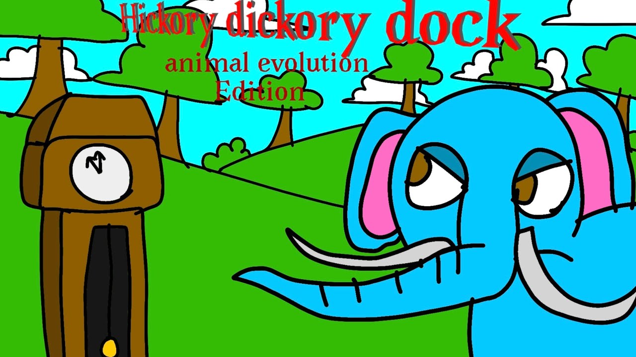 Hickory dickory dock (Animal evolution edition) - YouTube