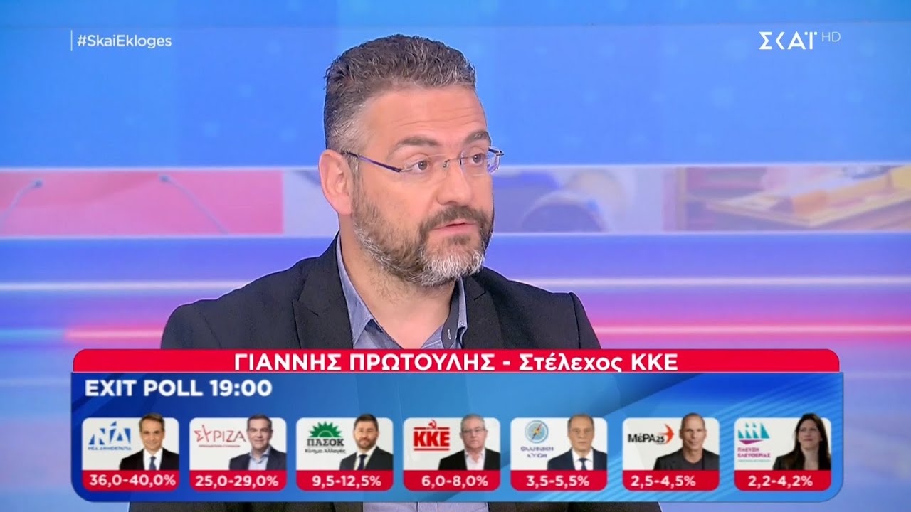Γ. Πρωτούλης: Θετικό γεγονός το αποτέλεσμα του ΚΚΕ - YouTube