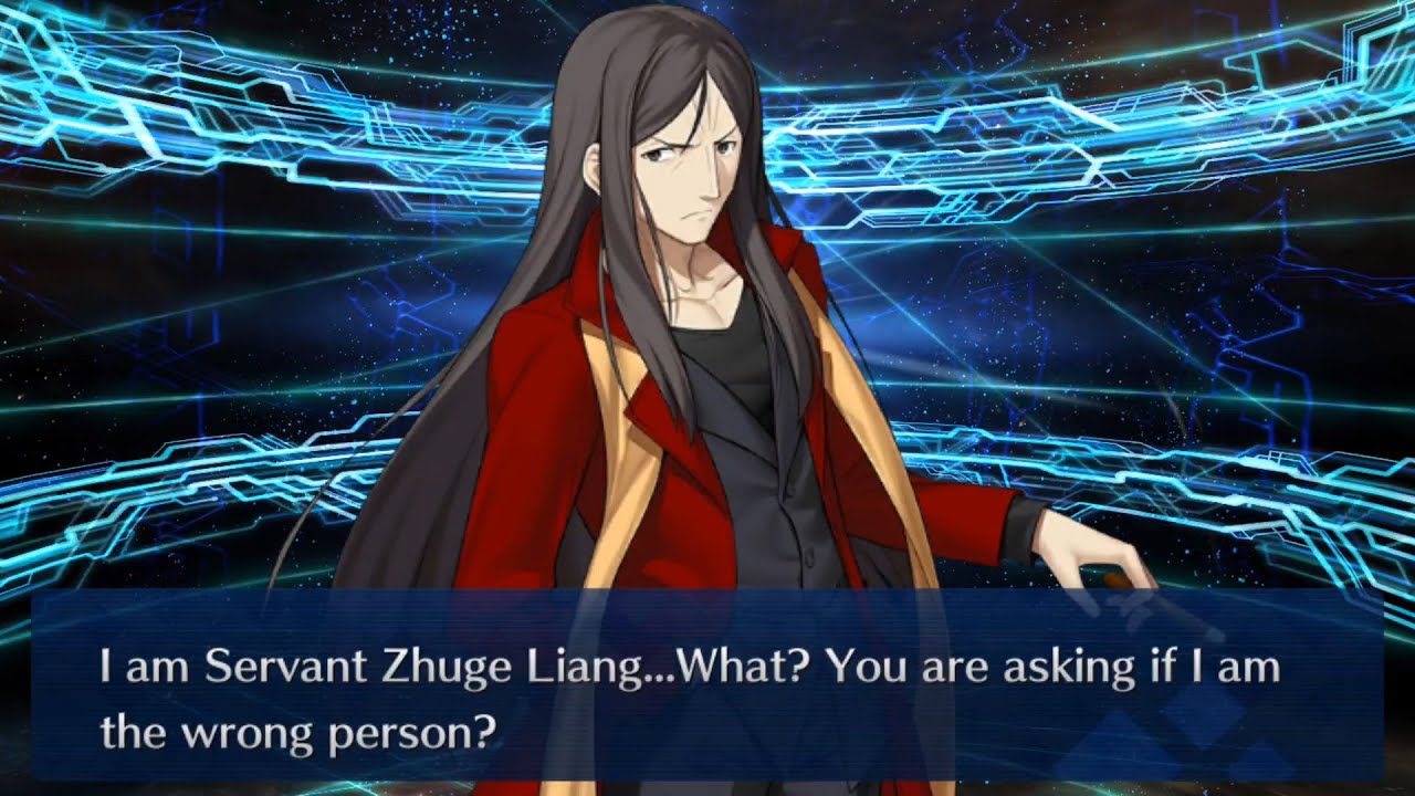 Fate/Grand Order - Zhuge Liang (Lord El-Melloi II) Summon Voice line ...