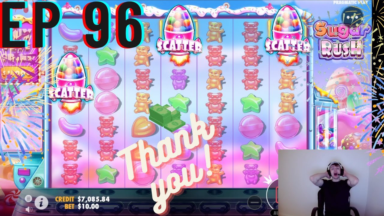 Sugar Rush NEW RECORD BIGGEST BALANCE! Ep 96 till Max win - YouTube