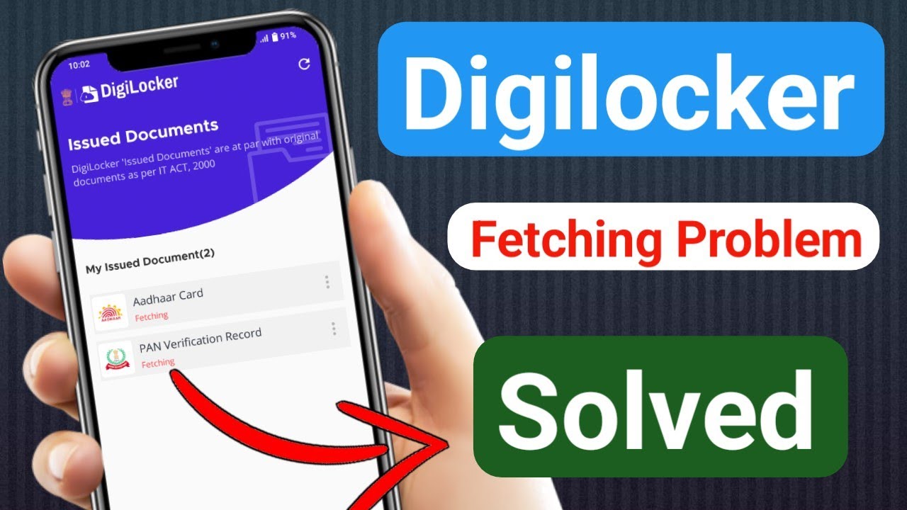 Digilocker Fetching Problem Digilocker Fetching Problem Solved Youtube