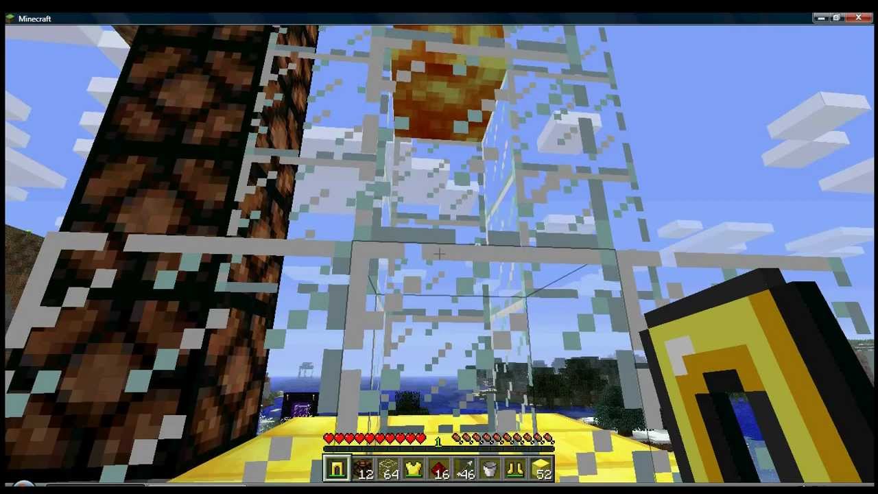 Minecraft - Huge Lava Pillar - YouTube