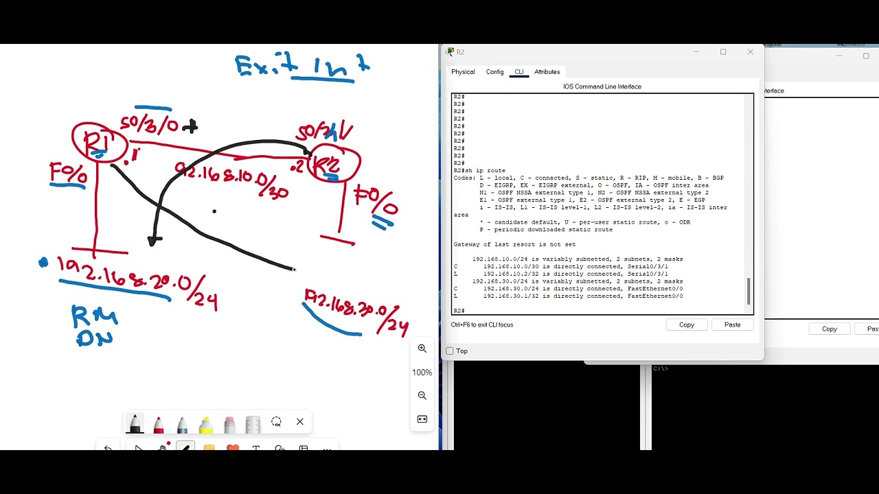 Static Route Exit Interface Config Tagalog - YouTube