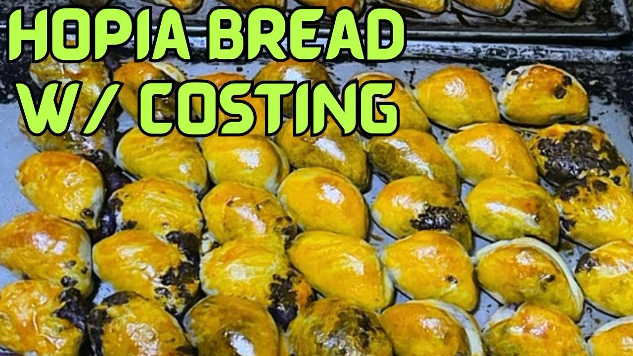 COMMERCIAL HOPIA BREAD RECIPE WITH COSTING / BUSINESS IDEA RECIPE - YouTube