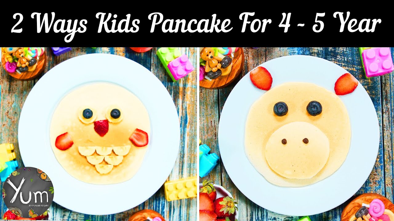 Owl Pancake | 2 Easy Fun Animal Shaped Pancakes For Kids - YouTube