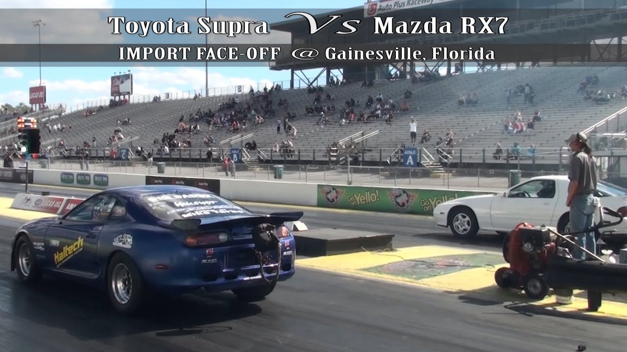 Supra vs RX7 @ Gainesville, FL - YouTube