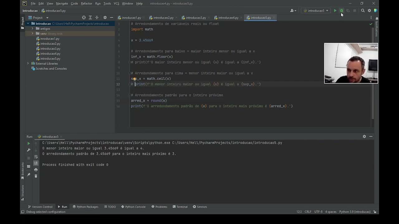 Aula 1.6: Introdução ao Python: Arredondamentos de Variáveis Decimais ...
