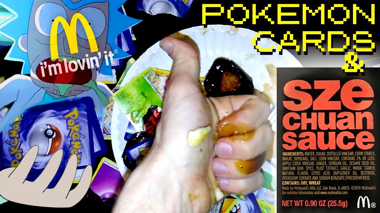EATING POKEMON CARDS DIPPED IN SZECHUAN SAUCE! FLIP IT OR DIP IT ...