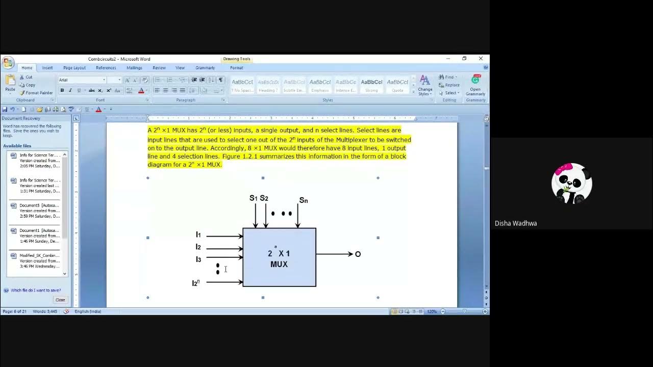CSA Lecture Lesson 2 Lecture 1 Multiplexers (MUX) - YouTube