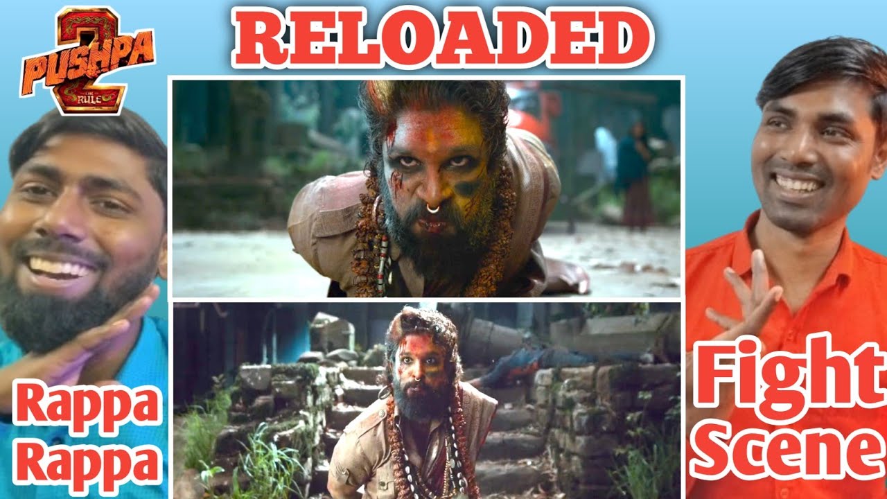 Rappa Rappa Craziest Fight Scene 😱 | Pushpa is WildFire 🔥🥵 | reaction ...