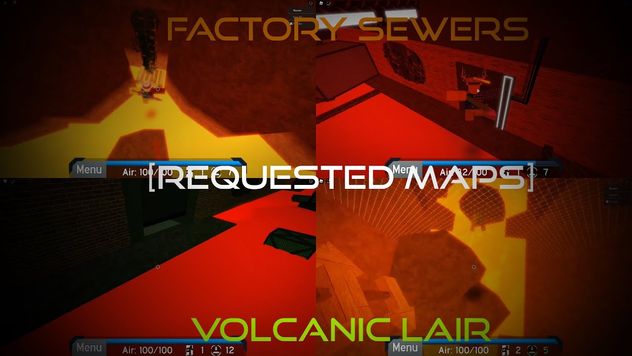 FE2 Community Maps | Factory Sewers & Volcanic Lair | [Crazy & Insane ...