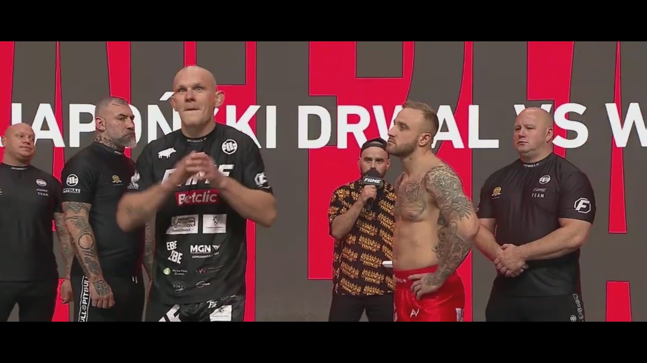 Dominik Zadora vs.Michał Pasternak - Media trening i ważenie - Fame MMA ...