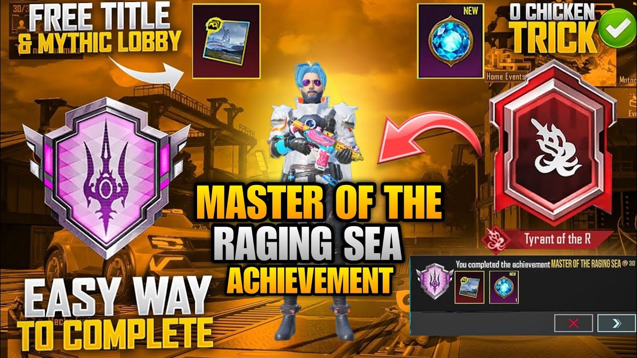 🔴Complete BGMI MASTER OF THE RAGING SEA, Easy Way To Complete Master Of ...