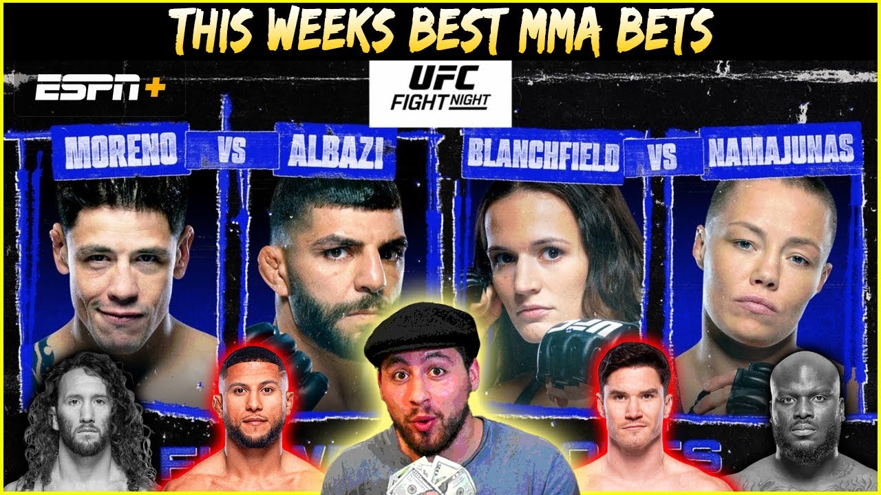 This Weeks Best MMA Bets - UFC Edmonton Betting Breakdown Moreno vs ...