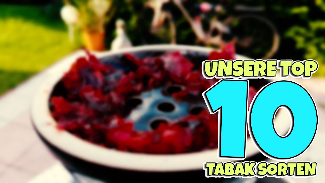 TOP 10 SHISHA-TABAK 2019 SORTEN - YouTube