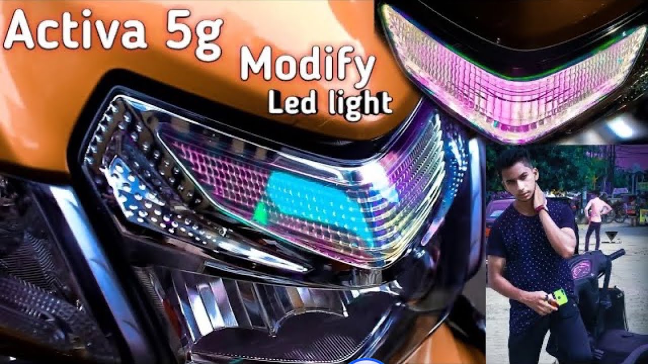 Activa 5g modify ||dad gifted || my new scooty activa 6g modify - YouTube