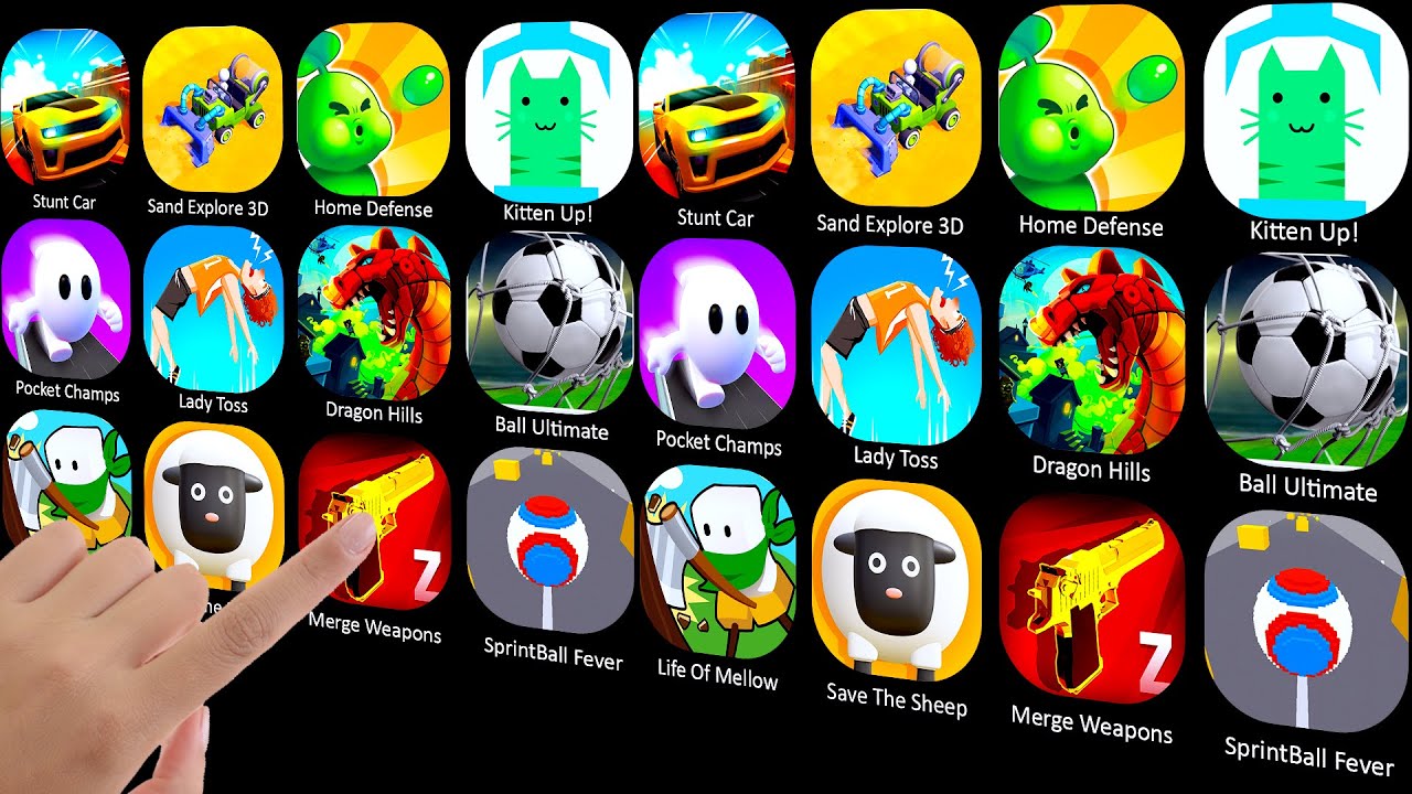 Stunt Car Extreme, Sand Explore 3D, Home Defense, Kitten Up!, Pocket ...