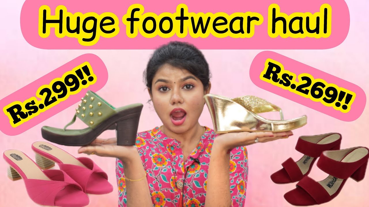 Affordable Heels footwear haul🤑 | Best footwear haul | Top rated ...