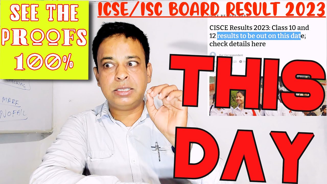 ICSE/ISC Result 2023 | CISCE Decides Result Day for ICSE/ISC 2023 ...
