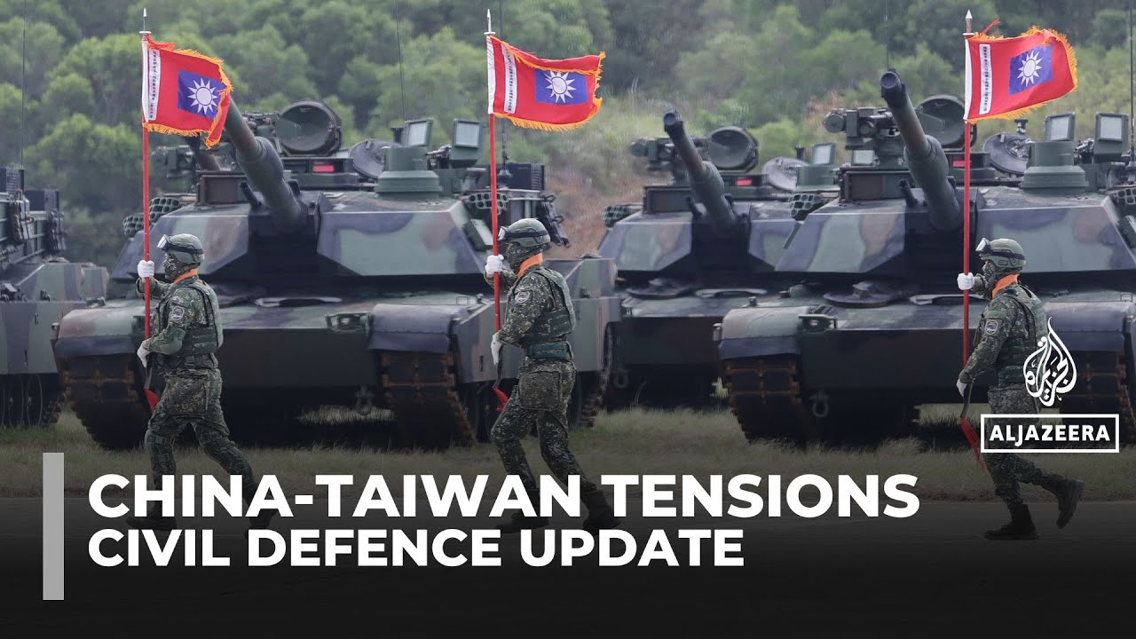 Taiwan launches civil defence update amid rising Chinese military ...