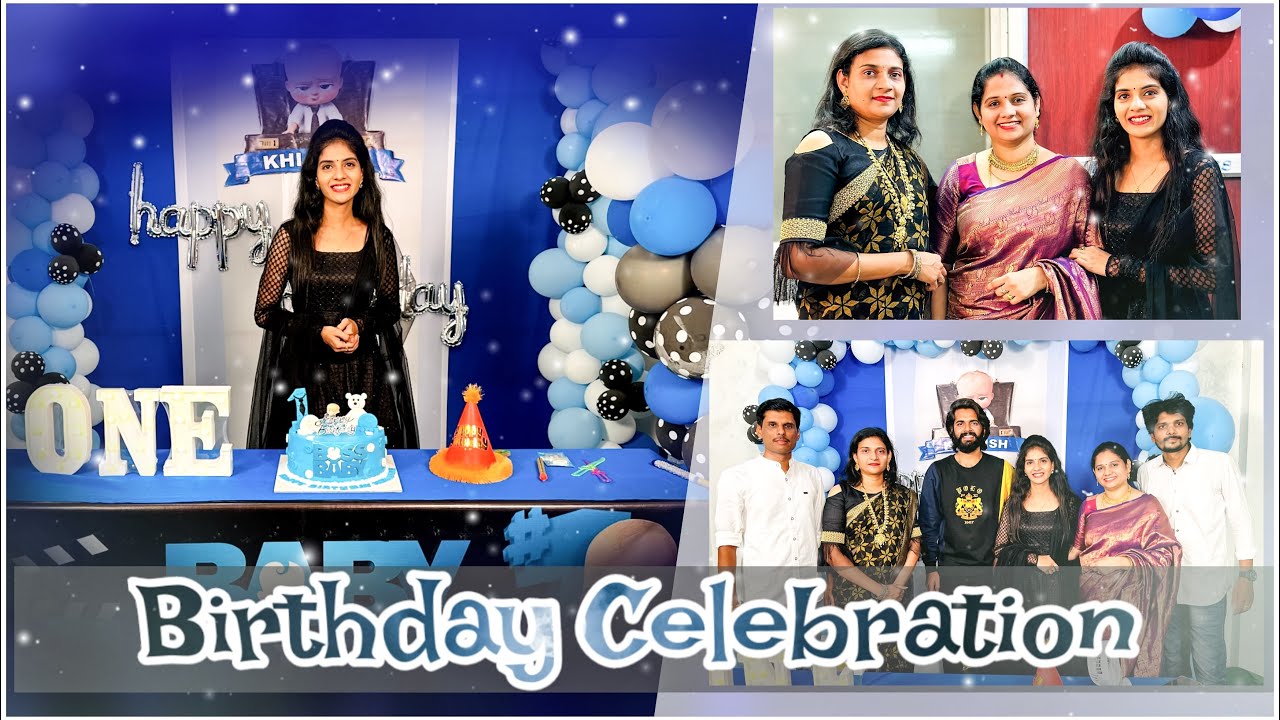 Birthday celebrations 🥳🎉 || khiansh Birthday 💗 #dharaniworld #birthday ...