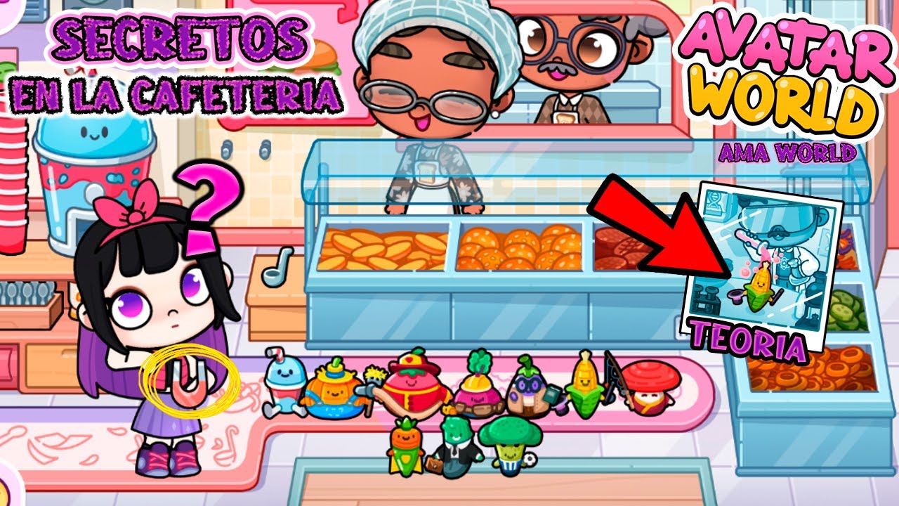 TODOS LOS SECRETOS DE LA CAFETERÍA EN LA ESCUELA DE AVATAR WORLD ...