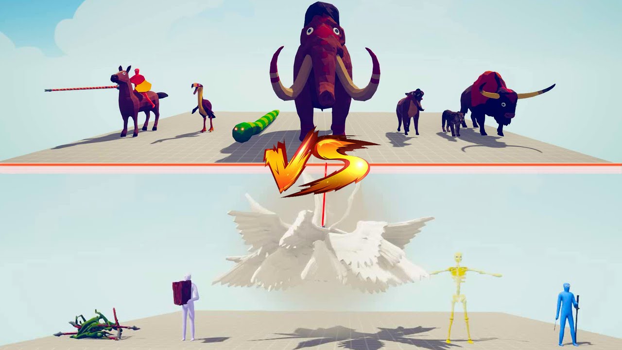 ANIMEL vs PRIMEVAL KINGDOM | TABS - Totally Accurate Battle Simulator ...