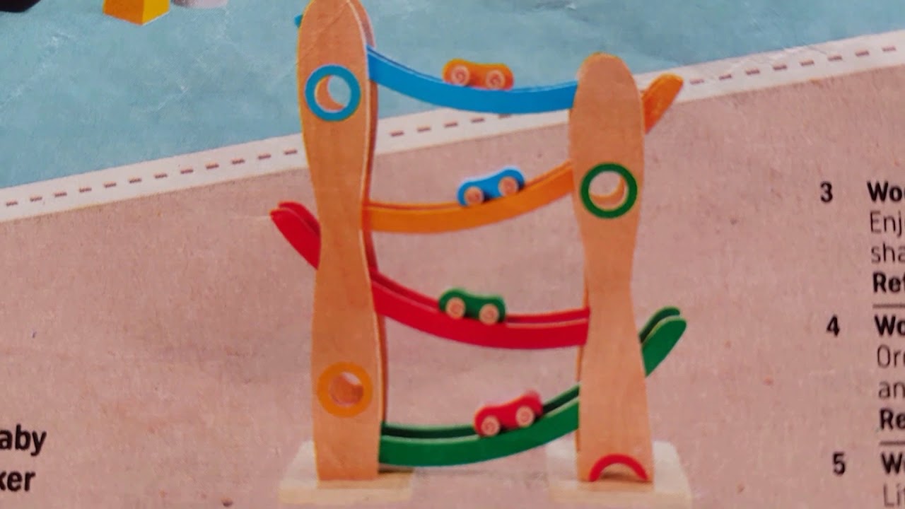 Toy - Wooden Car Roll - YouTube