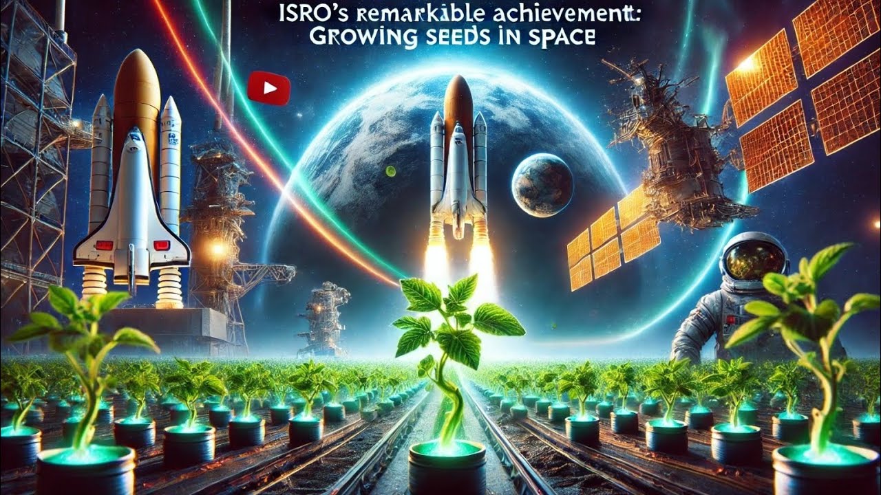 🚀 ISRO's Remarkable Achievement: Growing Seeds in Space 🌱 | A Giant ...