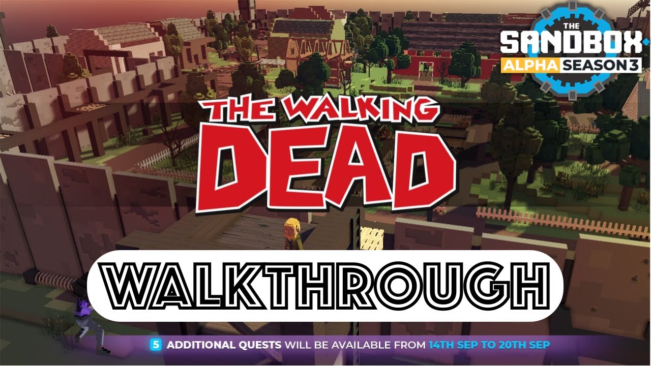 Sandbox Alpha Season 3 [Speedrun] | The Walking Dead : A Day in Alexandria - YouTube